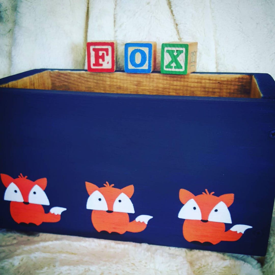 Woodland Animals, Woodland Themed Nursery, Fox Wooden Box, Forest ...