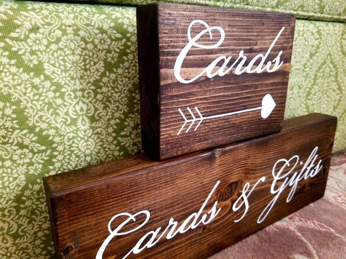 Custom Wedding Card Sign Cards Table Sign Cards & Gifts - Etsy