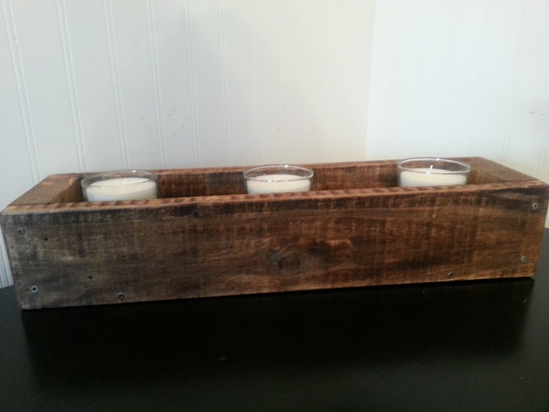 Rustic Wooden Box Upcycled Repurposed Wood Box Window Box - Etsy