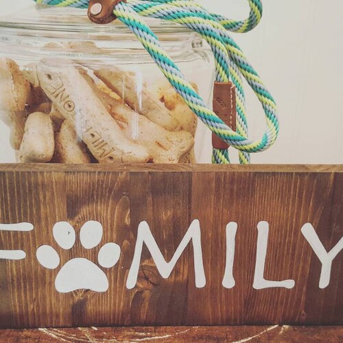 Pet Family Sign Dog Lover Art Cat Lover Sign Paw Print Wall - Etsy