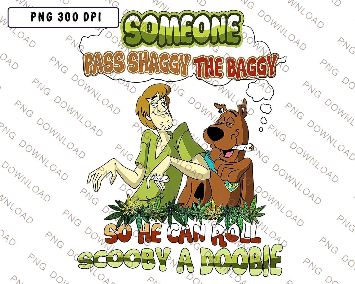 Someone Pass Shaggy the Baggy so He Can Roll Scooby A Dooble - Etsy