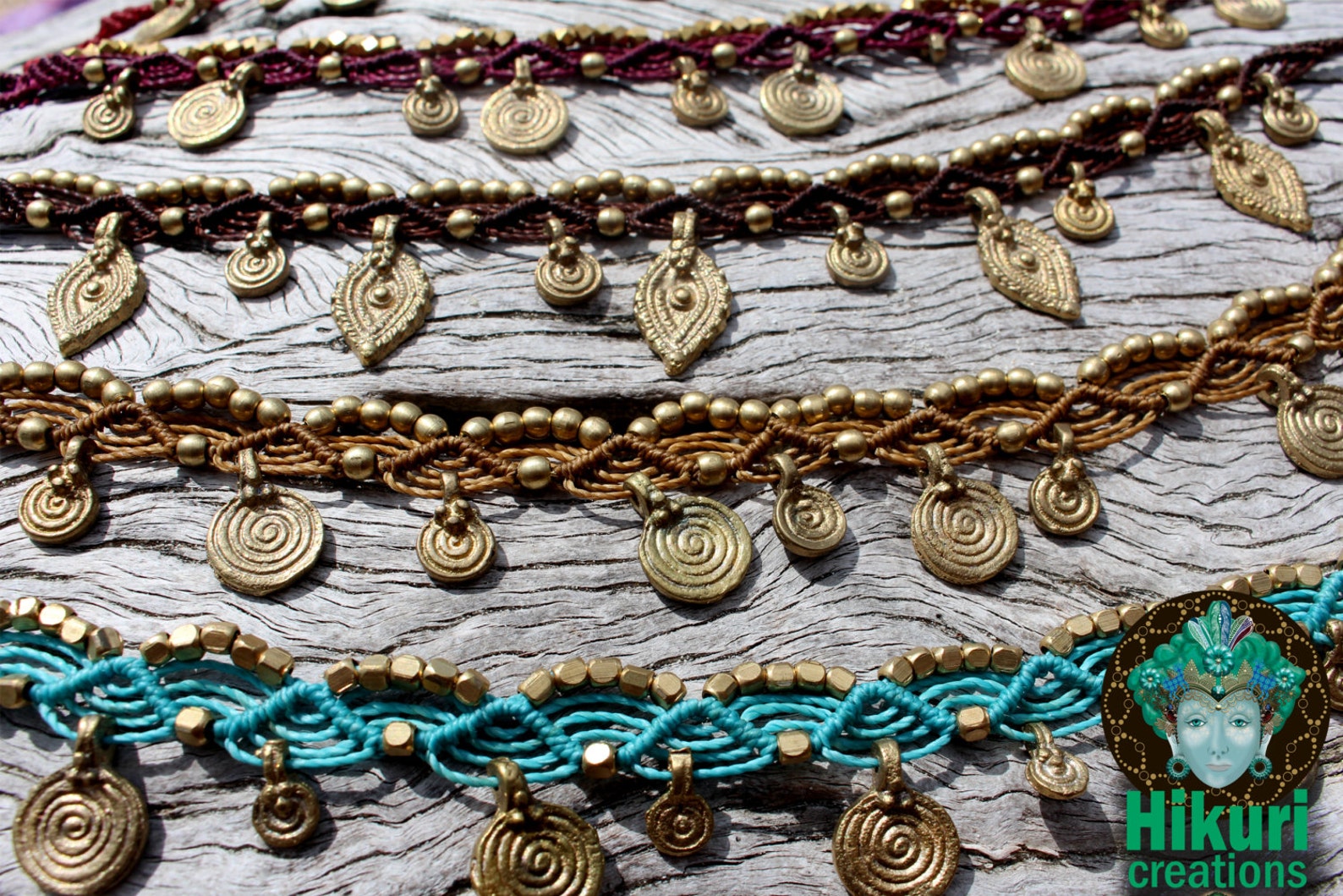 MACRAME ANKLE BRACELET macrame anklet bohemian jewelry | Etsy