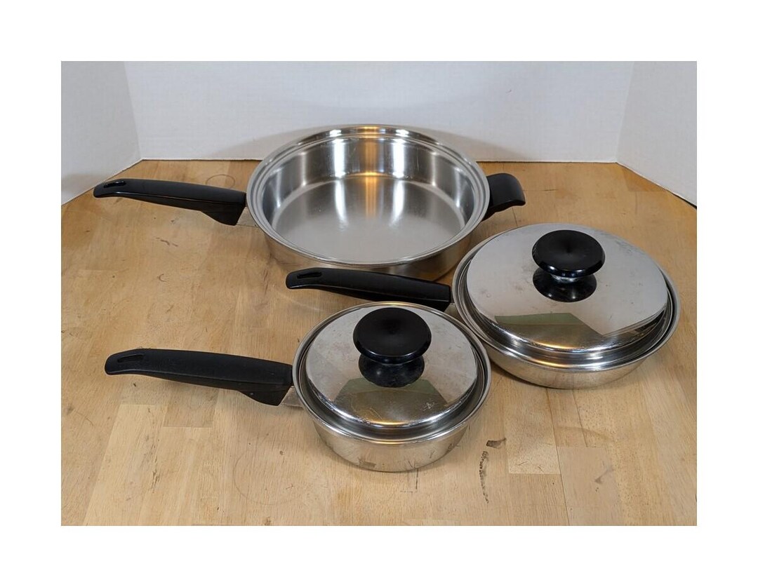 Flavorite Thermium Multi-plex Stainless Steel Cookware 5 Piece Set - Etsy