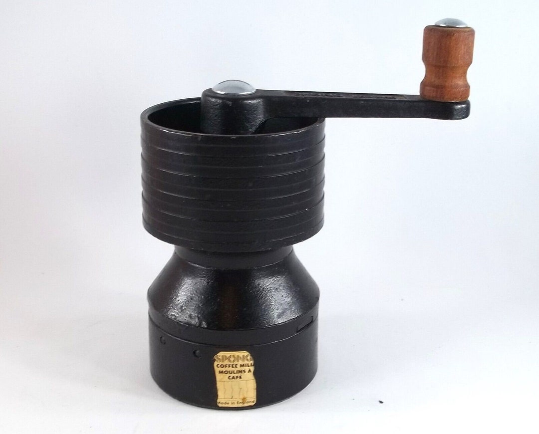 Spong England Model 80 Handheld Manual Compact Cast Iron Coffee Mill - Etsy
