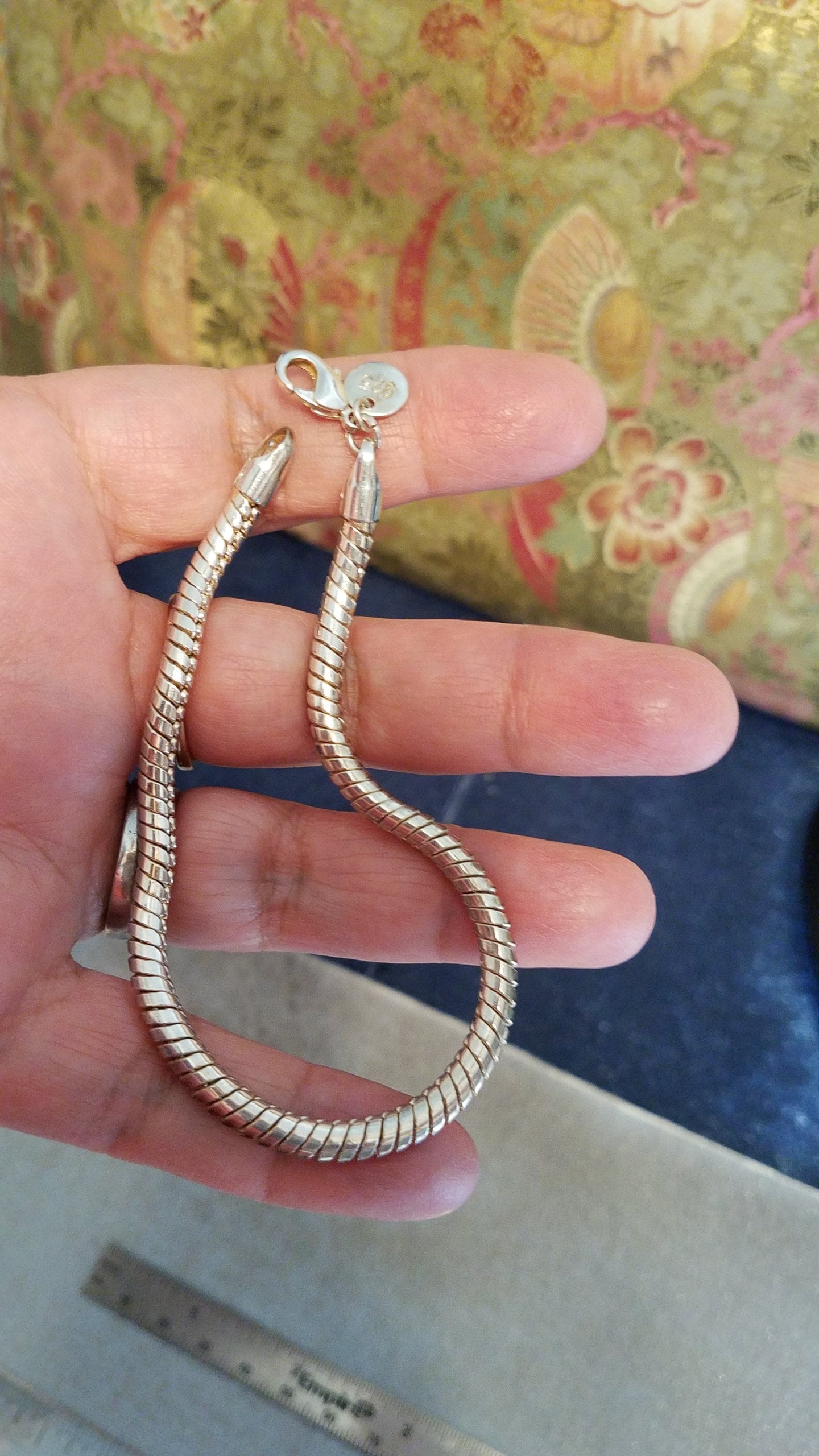 Sterling Silver 4mm Snake Link Bracelet - Etsy
