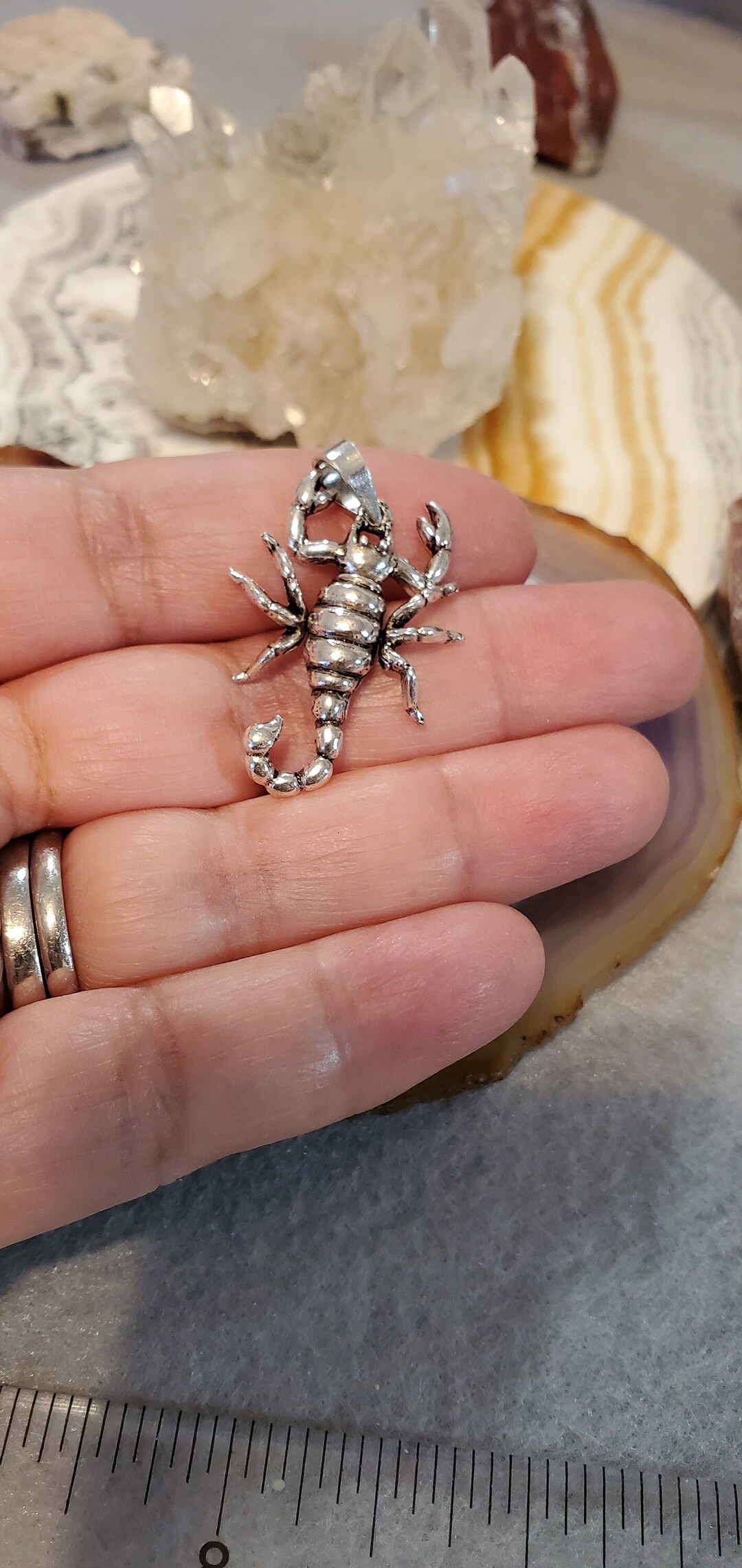 Scorpion Pendant With Moving Parts - Etsy