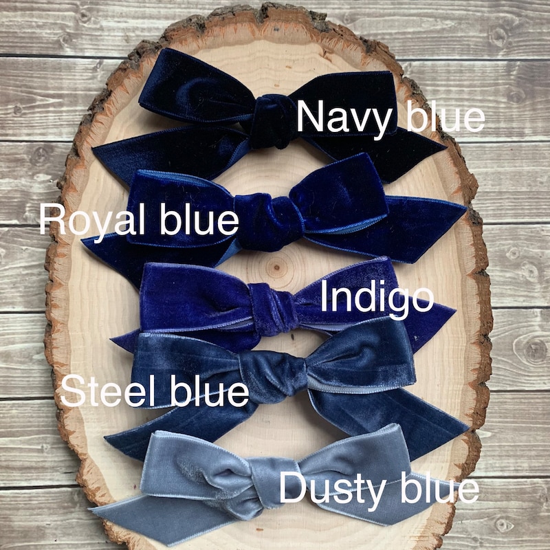 Blue Velvet Ribbon - Etsy
