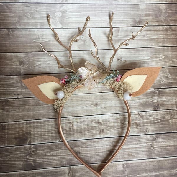 Antler Headband - Etsy