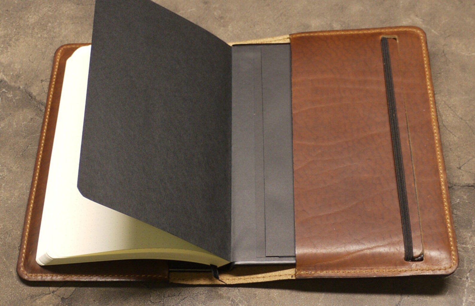 Horween Dublin Leuchtturm 1917 Notebook Cover With 3 Pocket - Etsy