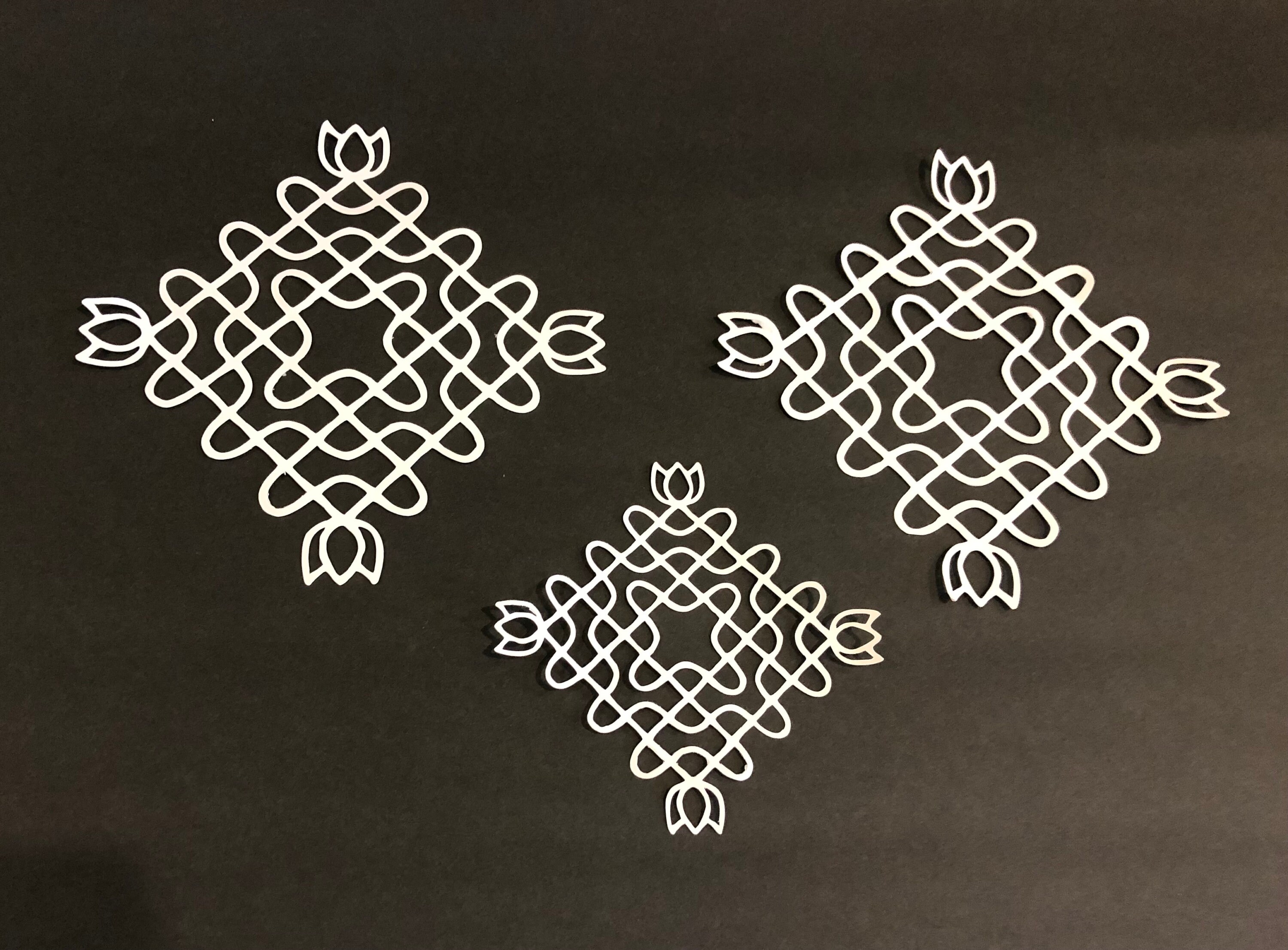 Kolam/mugu Paper Cutouts - Etsy