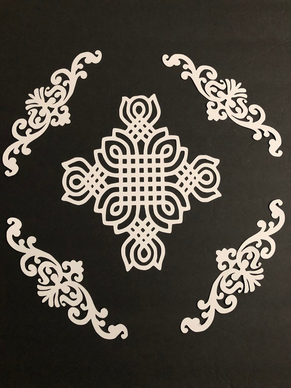 Kolam with border/Muggu/floor rangoli/ reusable rangoli/Floor decor ...