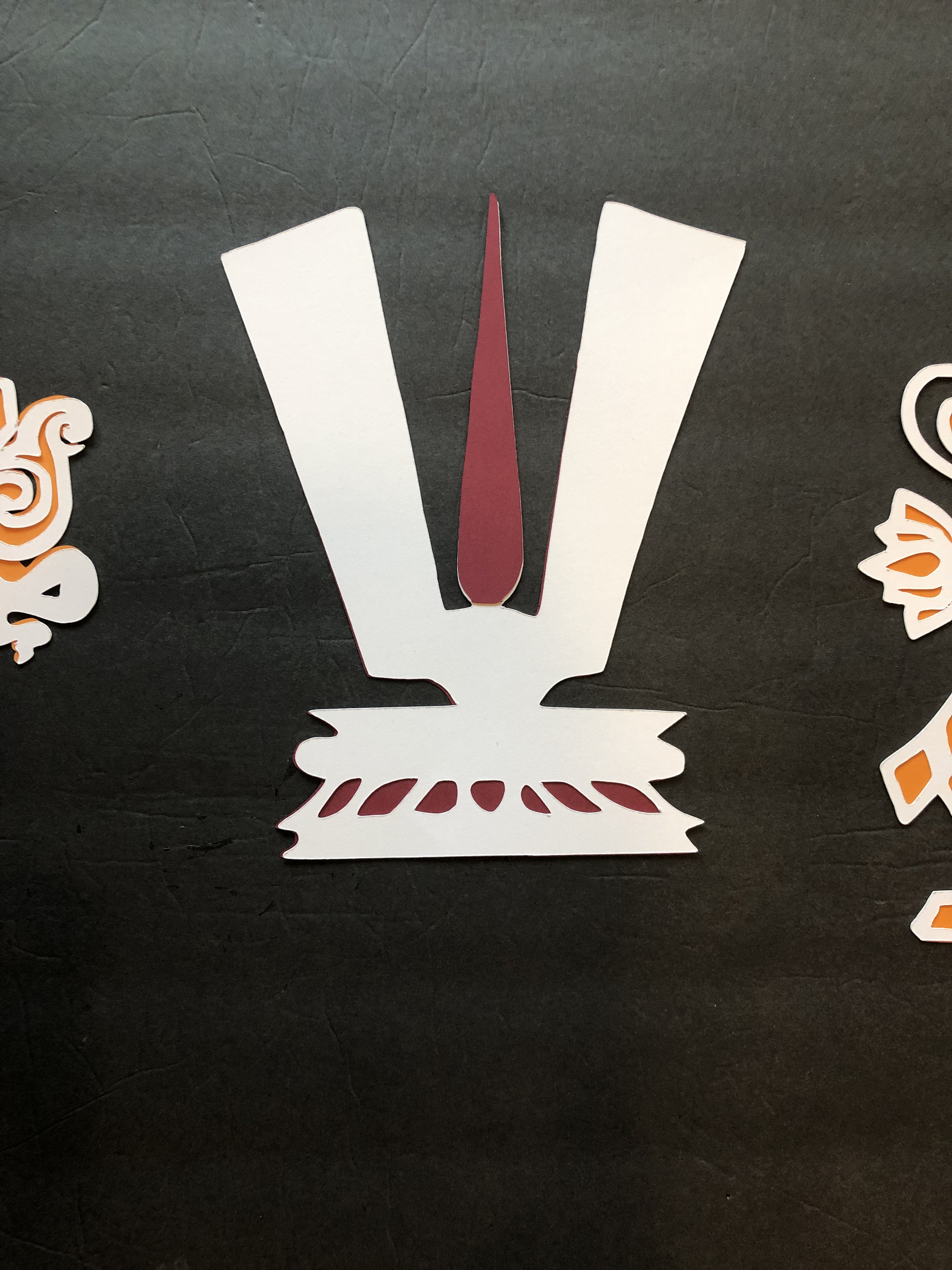 Shanka Chakra Namamu Cardstock Paper Cutouts - Etsy