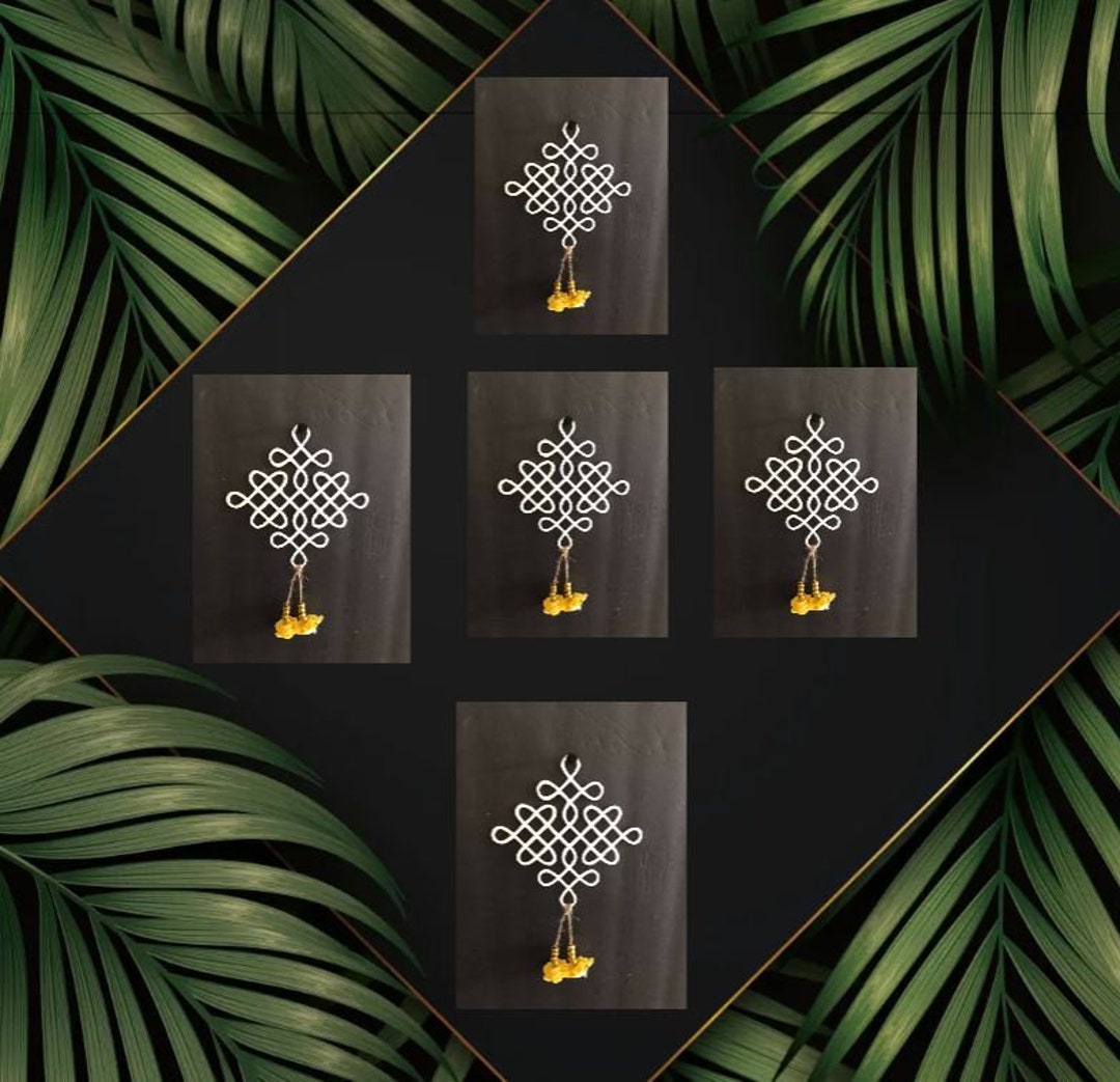 Set(5)paper Cutout Kolam Backdrop Decorations - Etsy