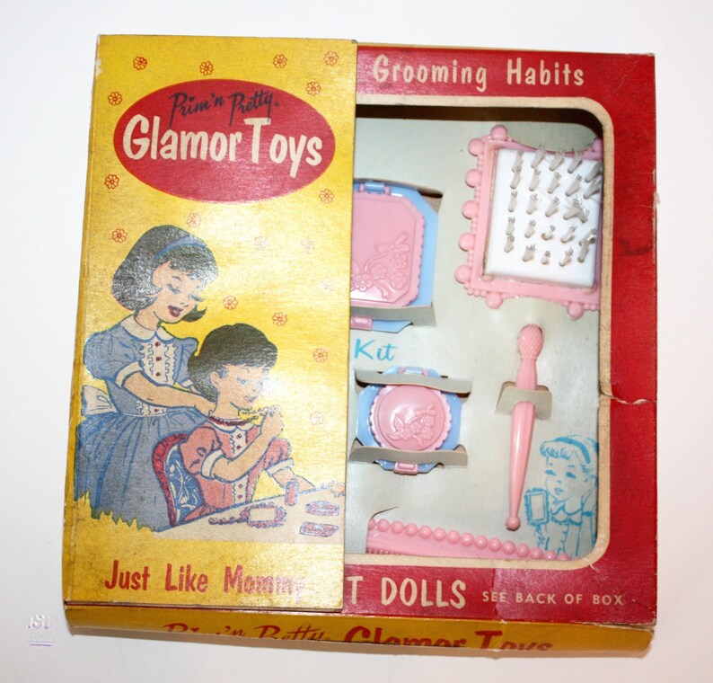 Plastic Toy Vanity Set Vintage 1950s Prim 'n Pretty | Etsy
