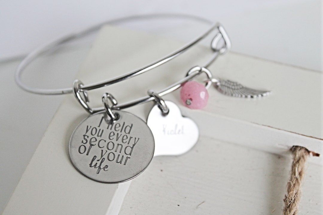 Custom Memorial, Miscarriage Charm Bracelet - Etsy