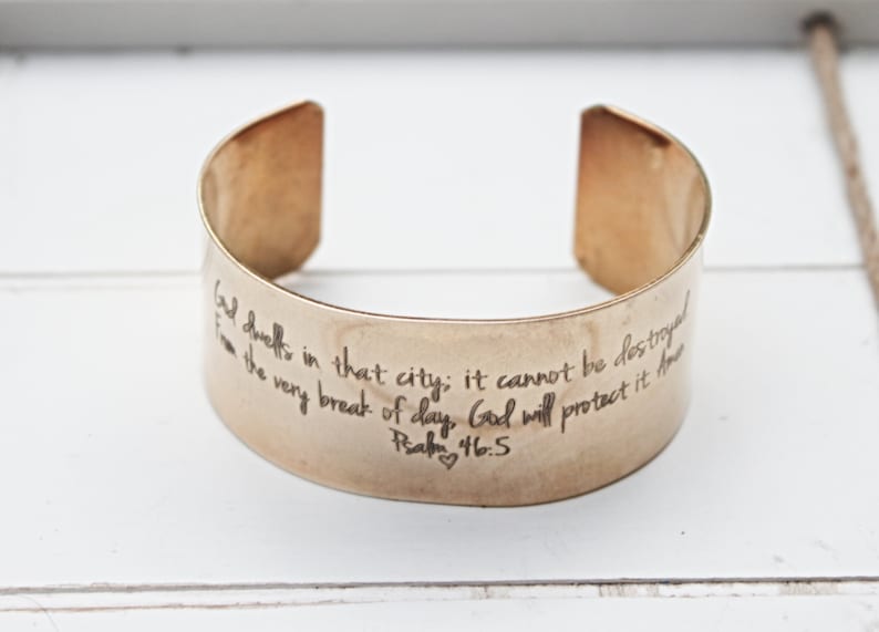Psalm 46 5 NLT God Dwells In That City It Cannot Be Etsy