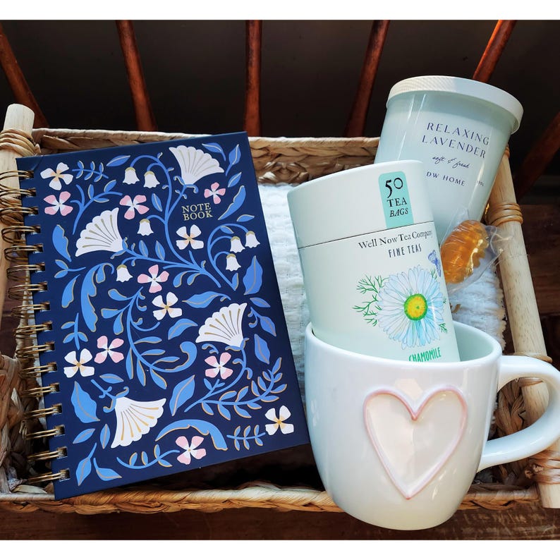 Hug in a Box Calming Gift for Moms: Curated Care Package With a Blanket ...