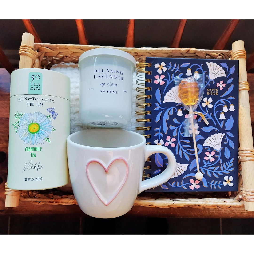 Hug in a Box Calming Gift for Moms: Curated Care Package With a Blanket ...