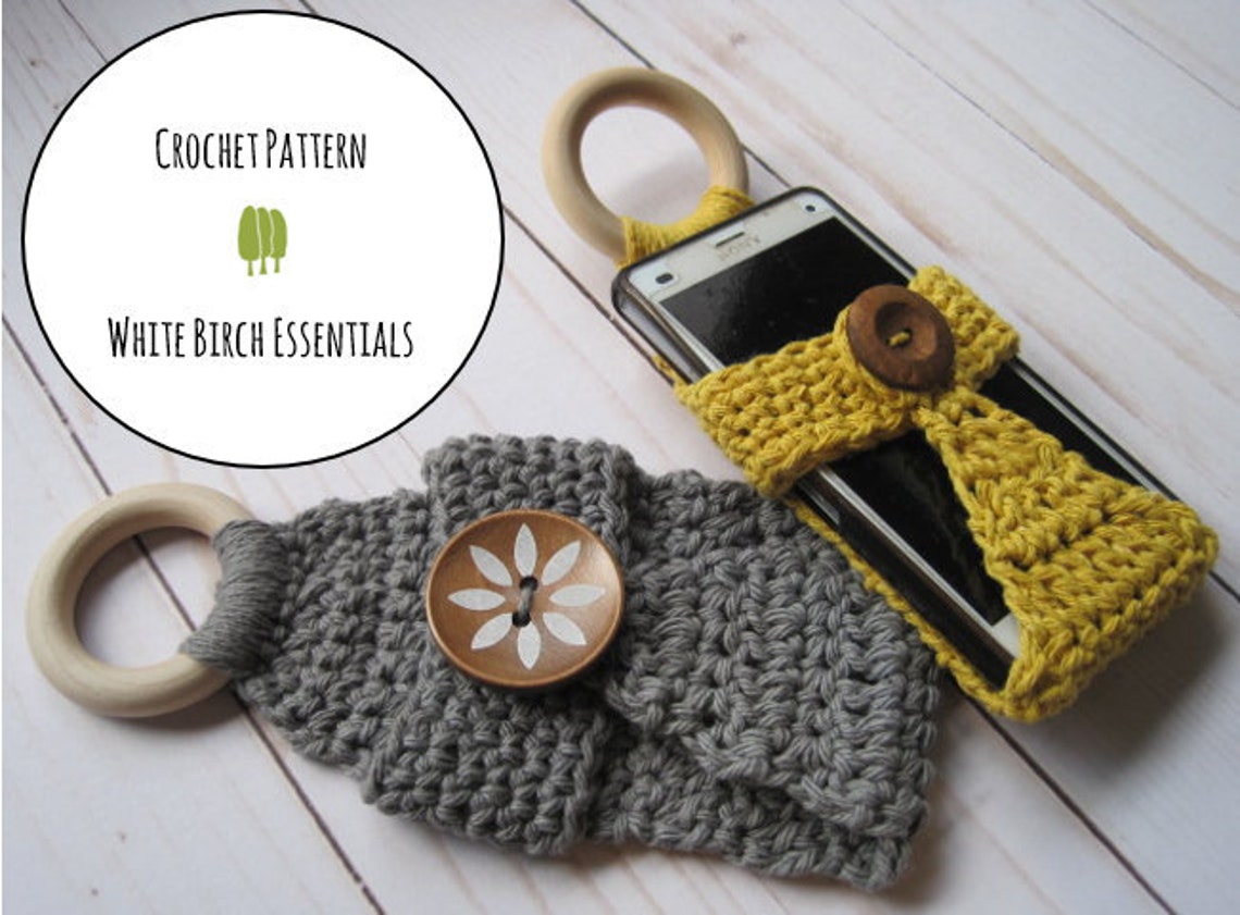 Crochet Pattern // Cellphone Charging Holder - Etsy