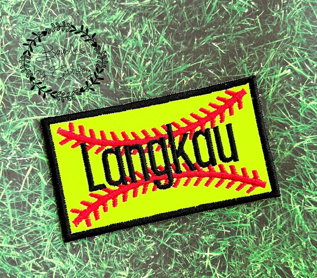 Baseball or Softball Laces Personalized Patch - Etsy
