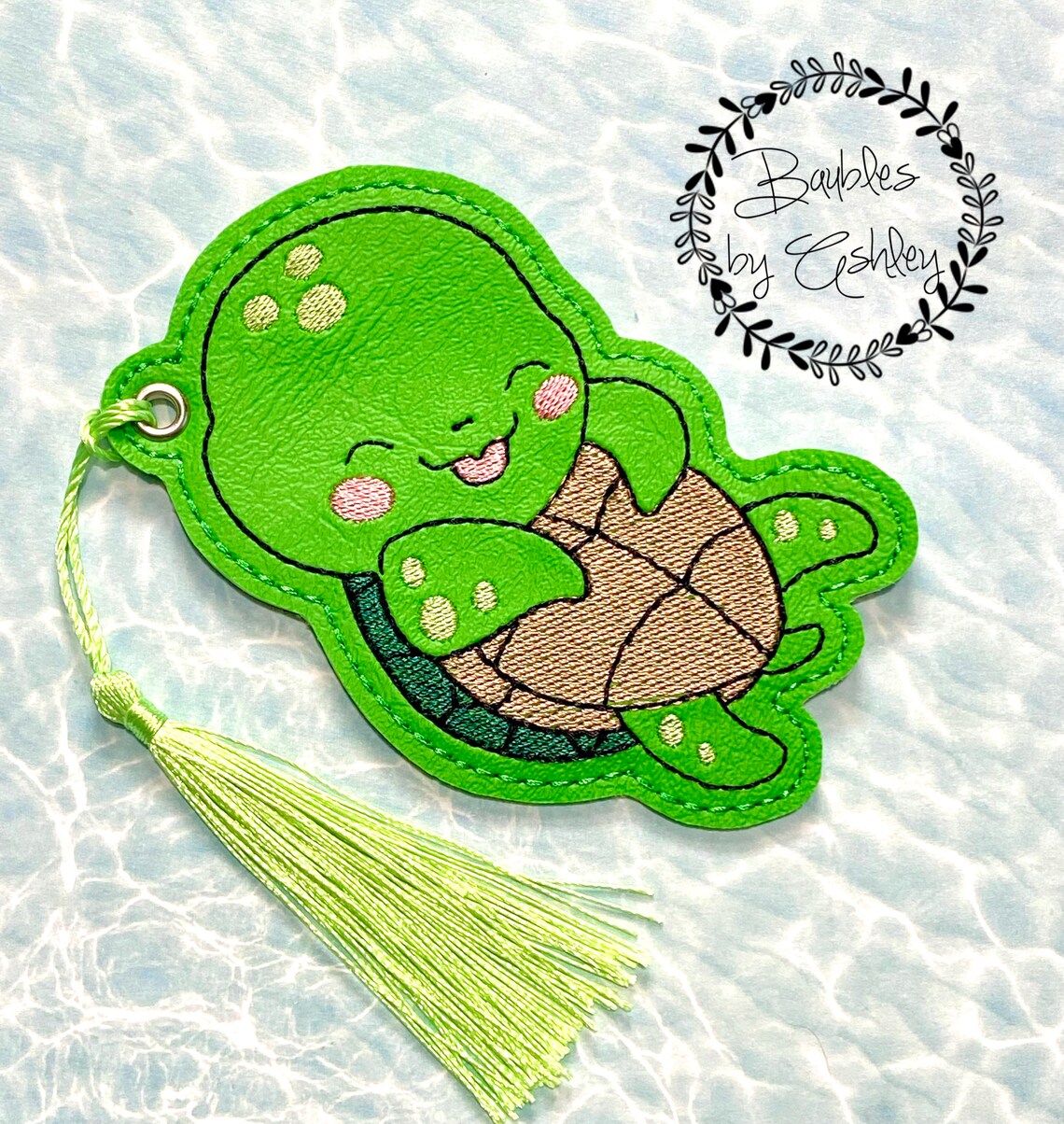 Cute Turtle Bookmark | Bag Luggage Tag - Etsy