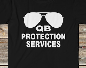 Funny Football Shirt Offensive Lineman Shirt Qb Protection - Etsy
