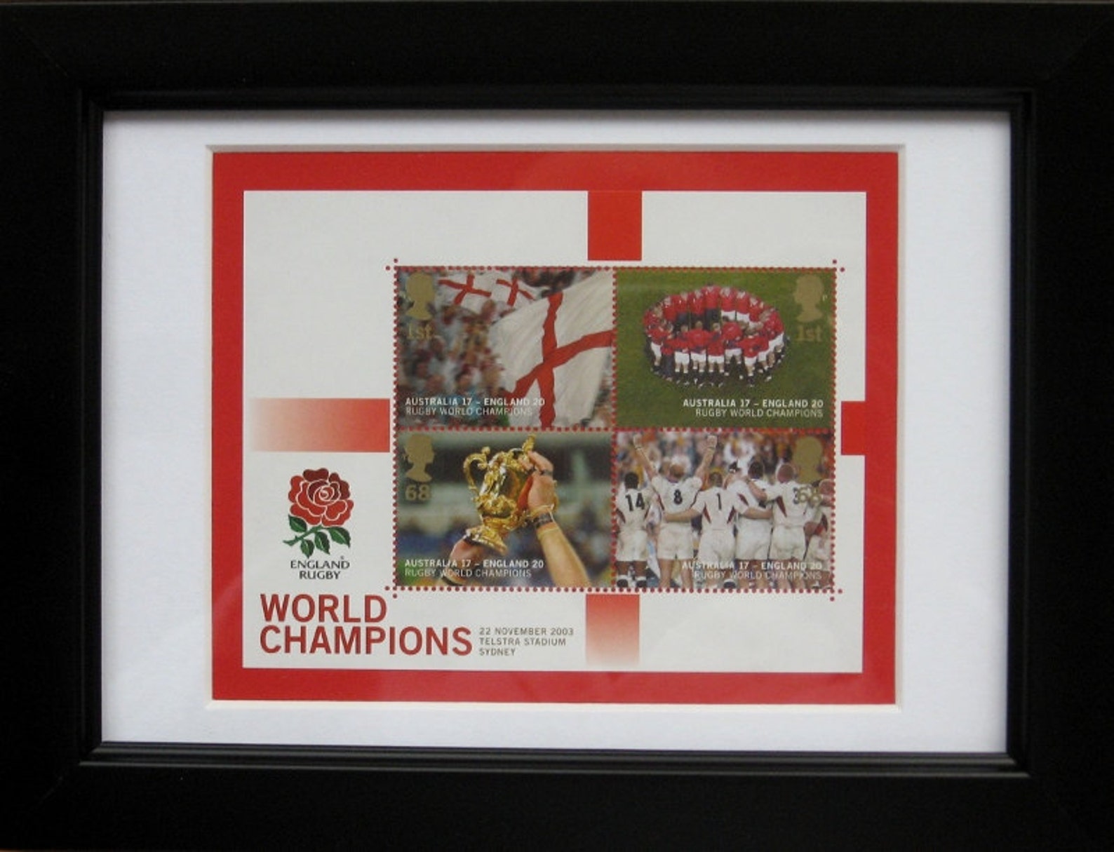 Rugby World Cup Stamps, Mint, Framed. - Etsy UK