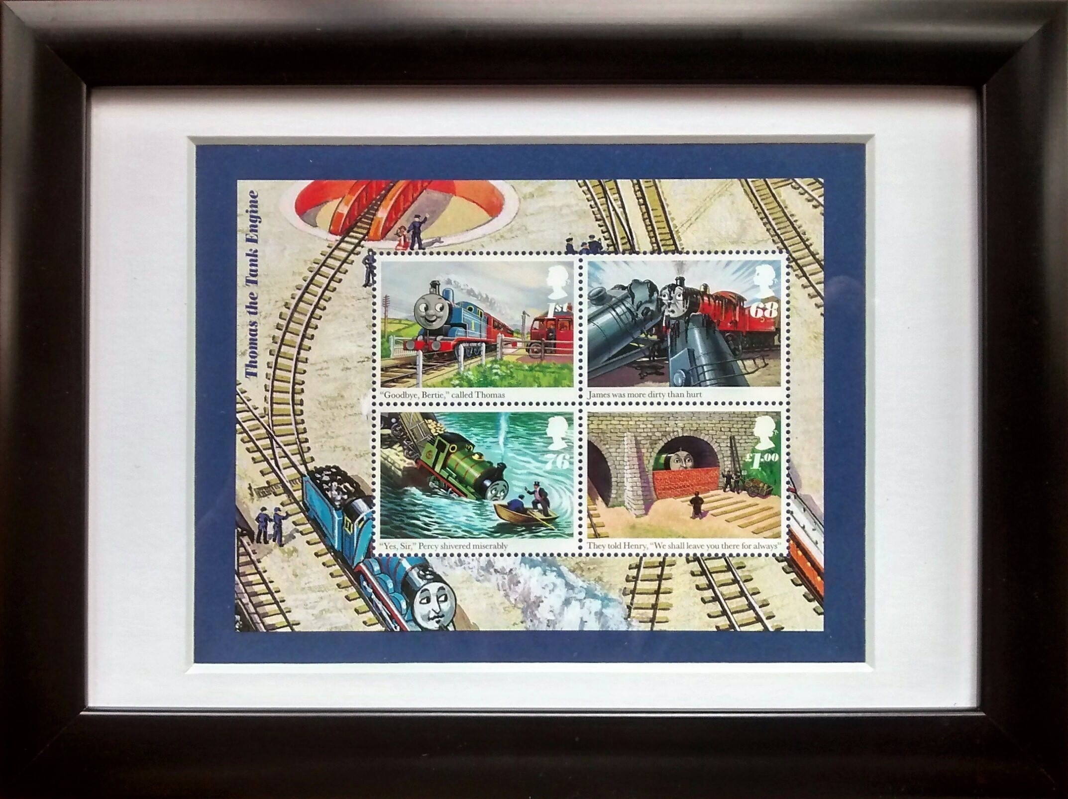 Thomas the Tank Engine, Framed Stamps 2011 - Etsy