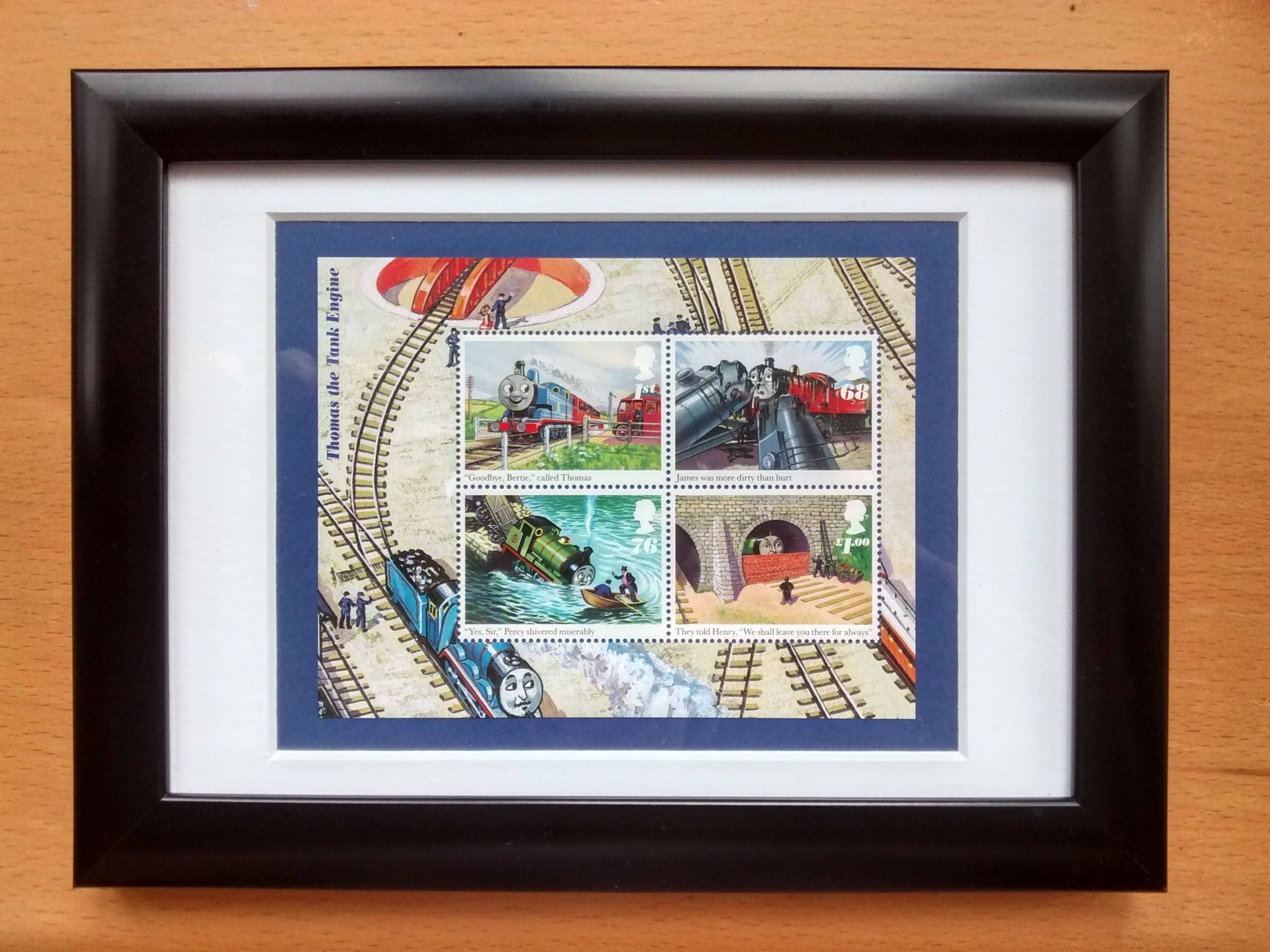 Thomas the Tank Engine, Framed Stamps 2011 - Etsy