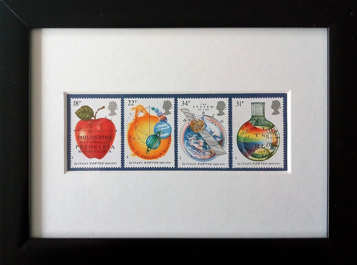 Science Framed Stamps for Maths and Physics 1987 - Etsy UK