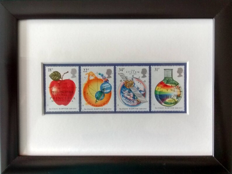 Science Framed Stamps for Maths and Physics 1987 - Etsy UK