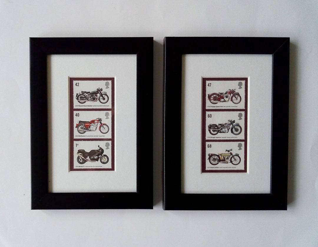 Motorbikes, 2 Frame Set of 2005 Stamps - Etsy