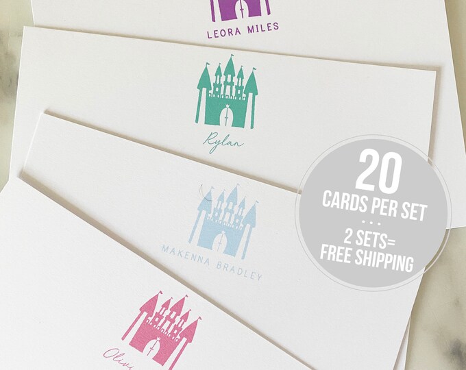 Princess Castle Stationary - Girls Personalized Frozen Stationery Set ...
