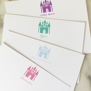Princess Castle Stationary - Girls Personalized Frozen Stationery Set ...