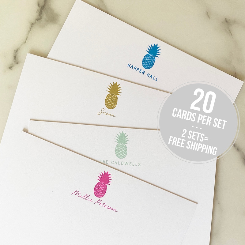 Pineapple Thank You - Etsy