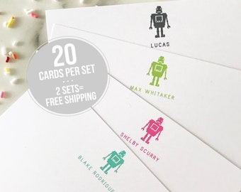 Robot Stationery | Etsy
