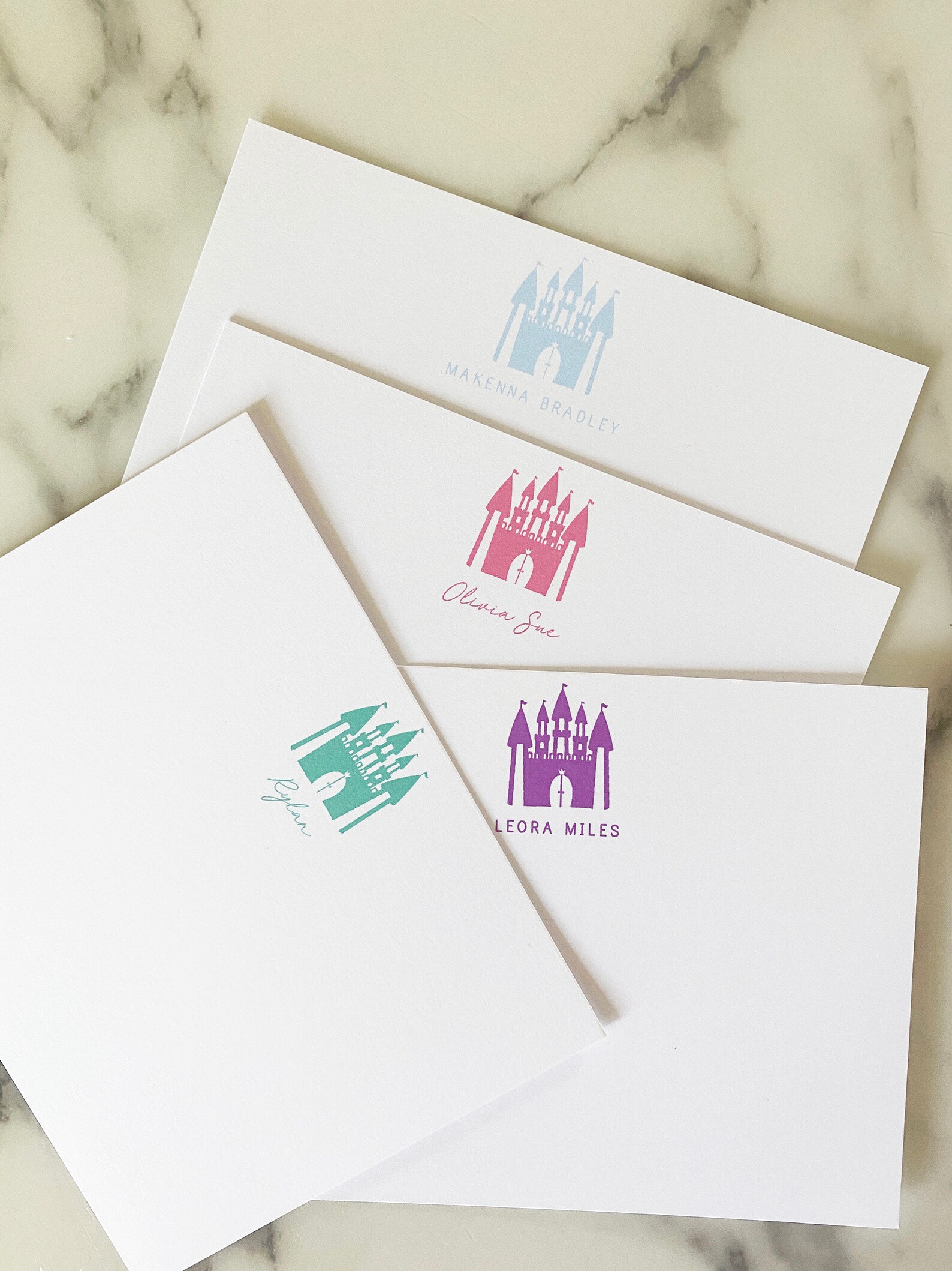 Princess Castle Stationary Girls Personalized Frozen - Etsy