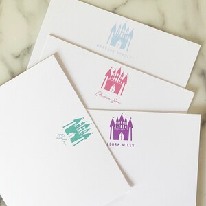 Princess Castle Stationary - Girls Personalized Frozen Stationery Set ...