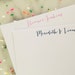 Personalized Calligraphy Stationery Stationary Set Flat Note Cards ...