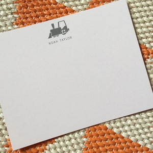 Train Stationery - Boys Stationary Set of 20 Flat Note Cards Kids ...