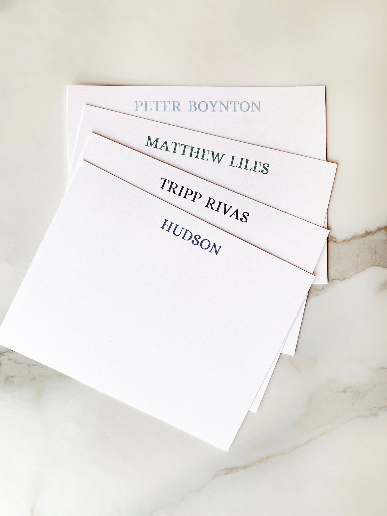 Personalized Stationery Classic Font Mens Stationary Simple | Etsy