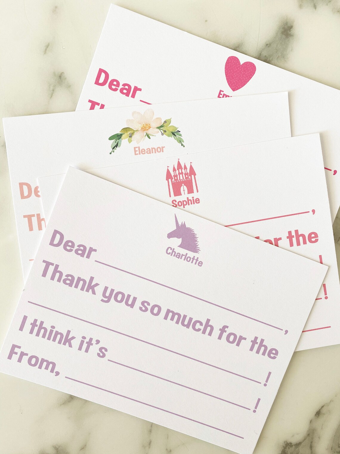 Kids Fill in the Blank Stationary Sports Thank You Notes | Etsy