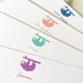 Sloth Personalized Stationary Kids Stationery Set of 20 Flat Thank You ...