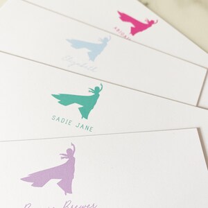 Elsa Frozen Stationary - Girls Personalized Frozen Stationery Set of 20 ...