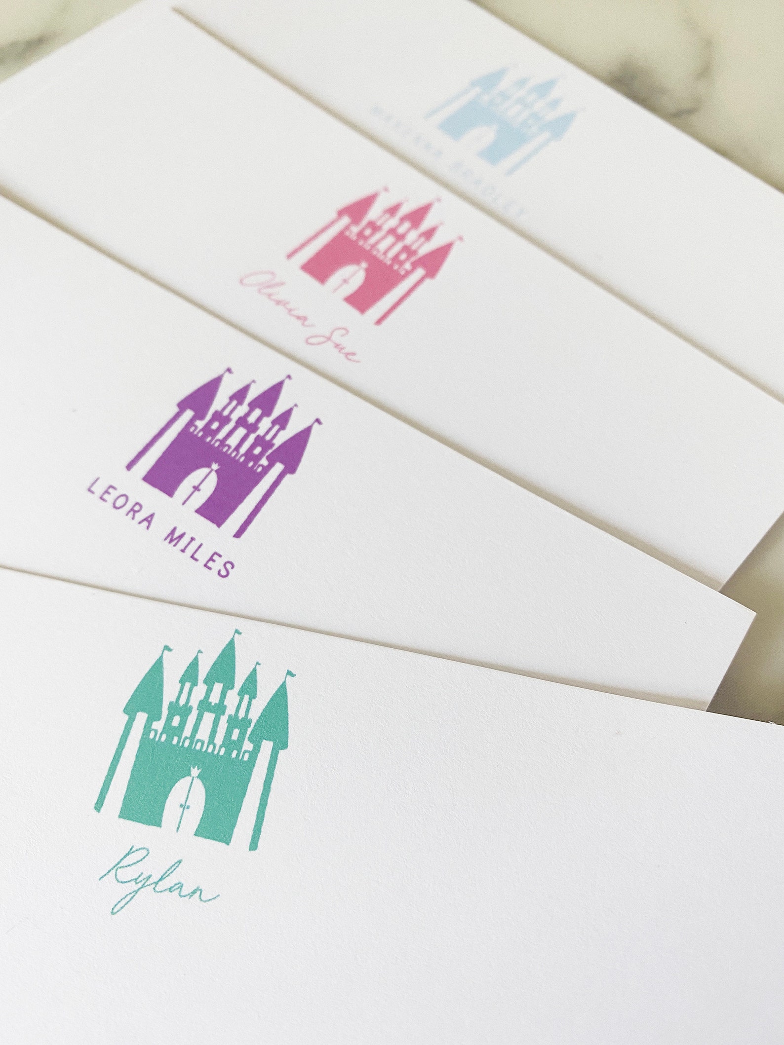 Princess Castle Stationary Girls Personalized Frozen - Etsy