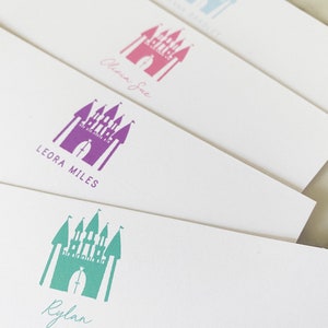 Princess Castle Stationary - Girls Personalized Frozen Stationery Set ...