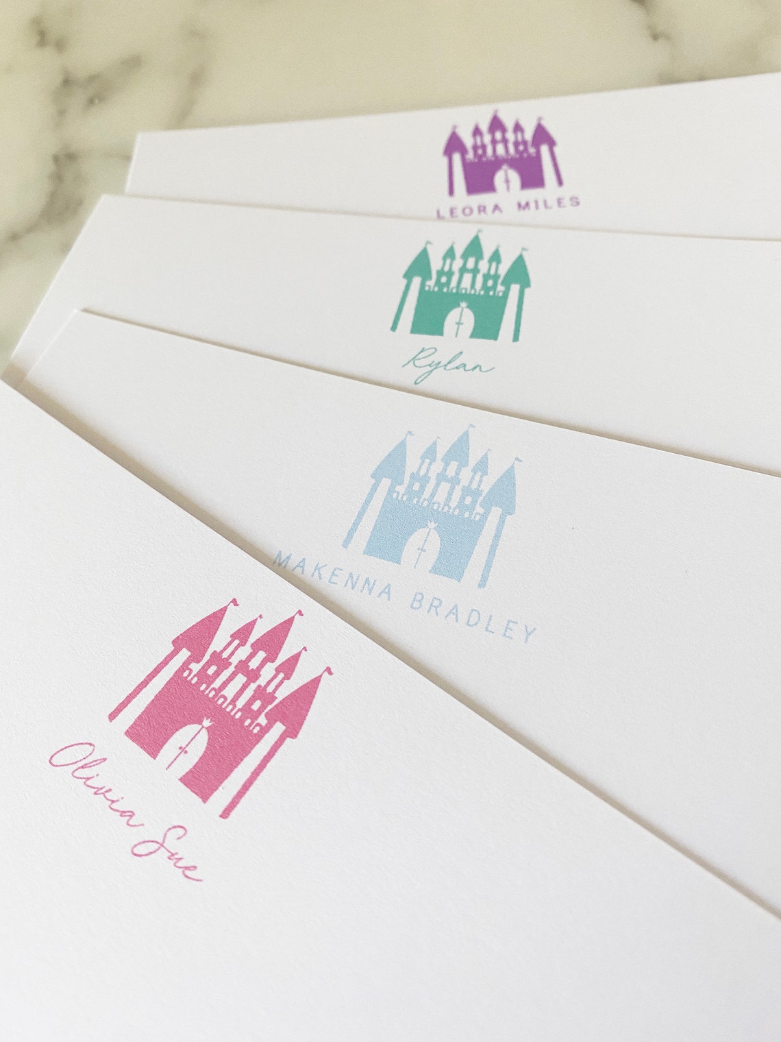 Princess Castle Stationary Girls Personalized Frozen - Etsy