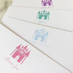 Princess Castle Stationary - Girls Personalized Frozen Stationery Set ...