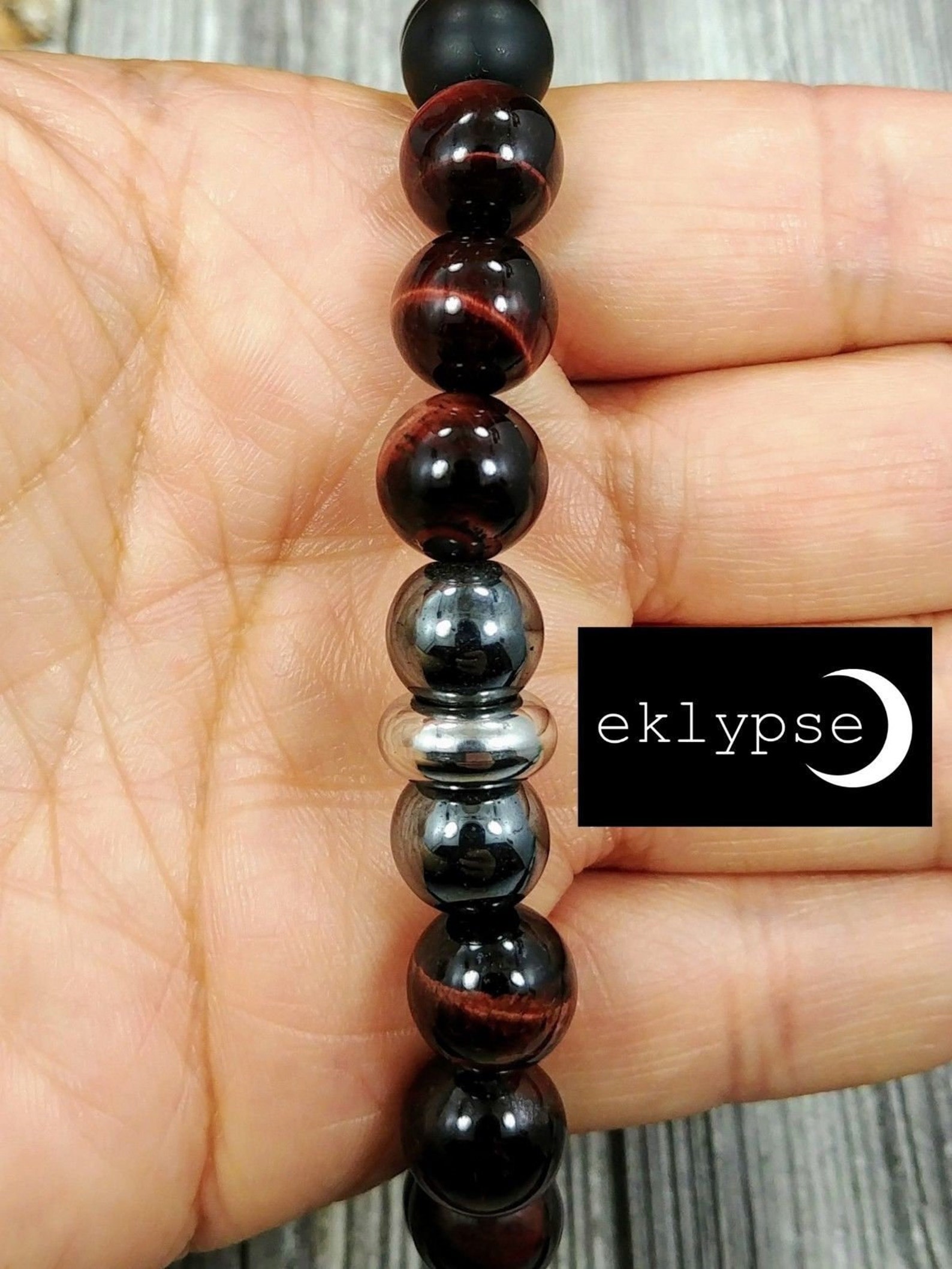 AWESOME Stainless Steel 10mm Red Tigers Eye Hematite & Matte - Etsy