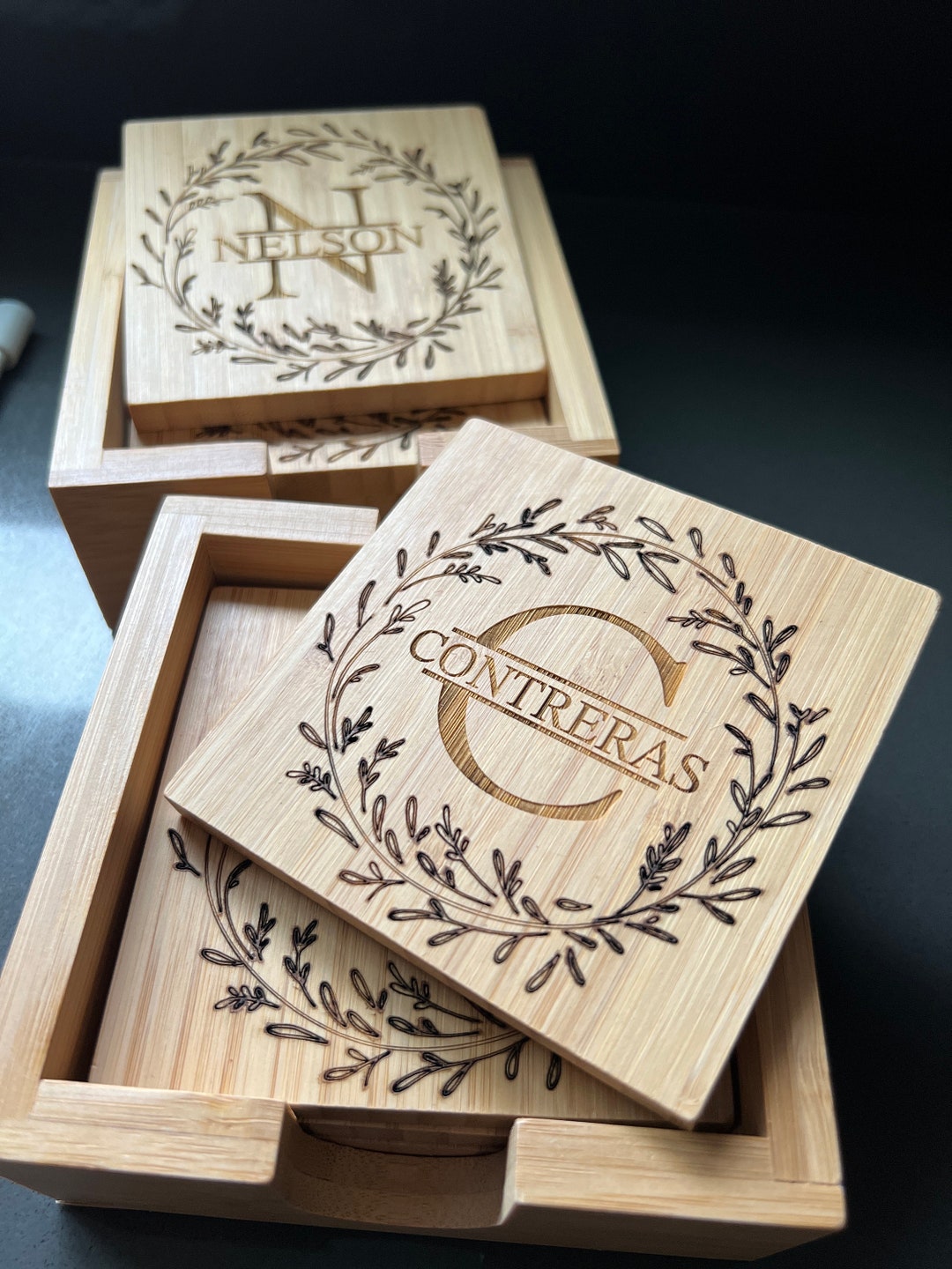 Personalized Coasters, Real Estate Agent Gift, New Home Buyer, Closing ...